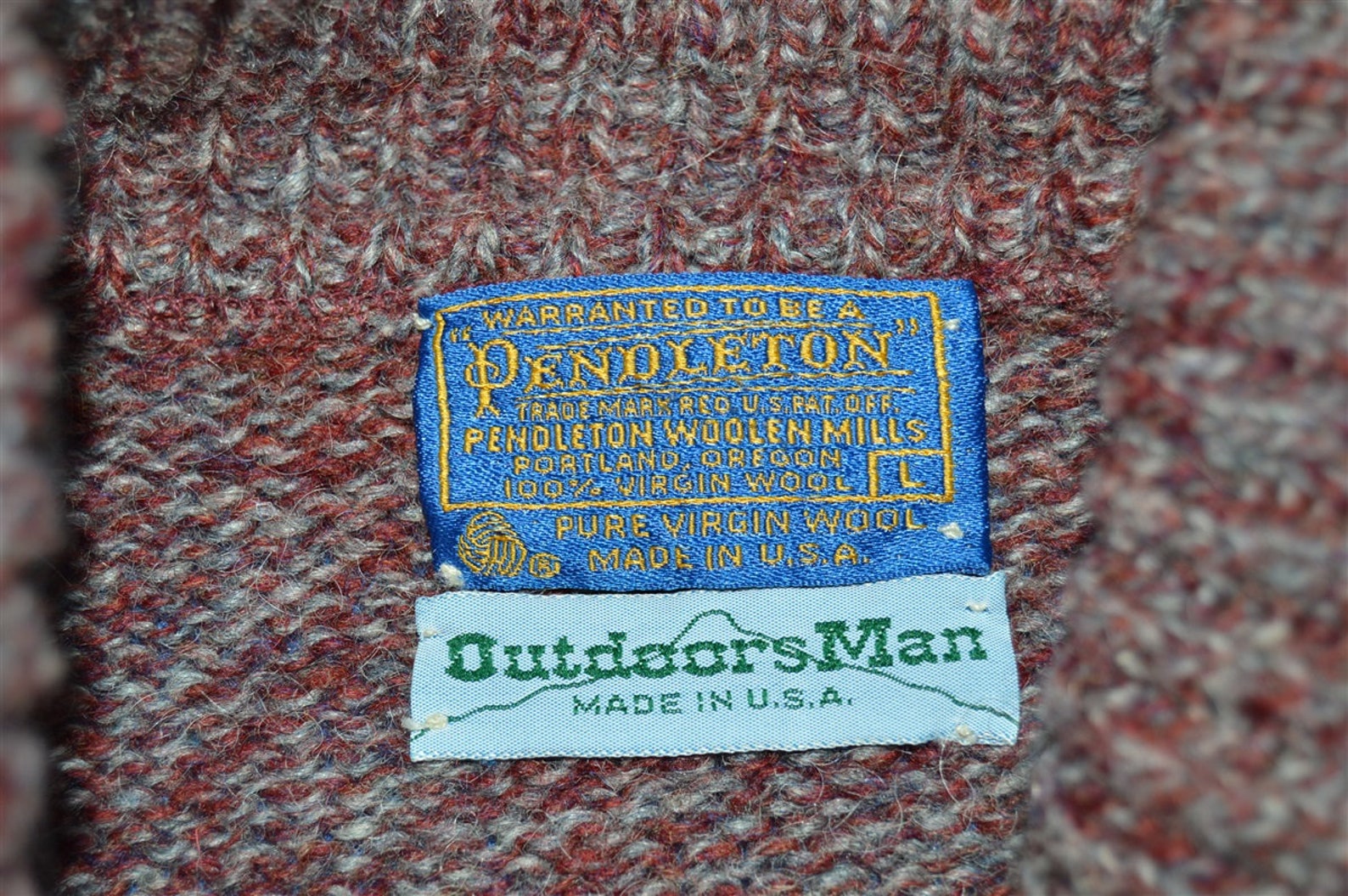 80s Pendleton Western Rag Elbow Patch Pullover Sweater Large - Etsy