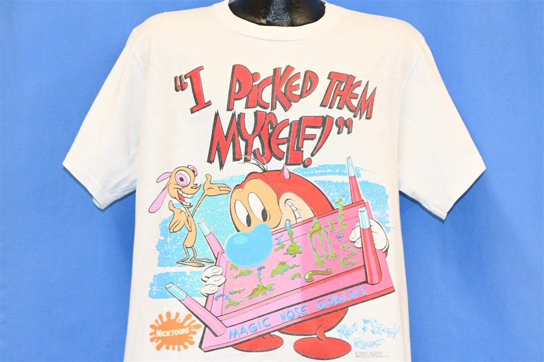 90s Ren & Stimpy Picked Magic Nose Goblin T-shirt Large - Etsy