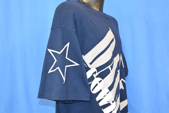 90s Dallas Cowboys Star NFL Football Team Big Print t… - Gem