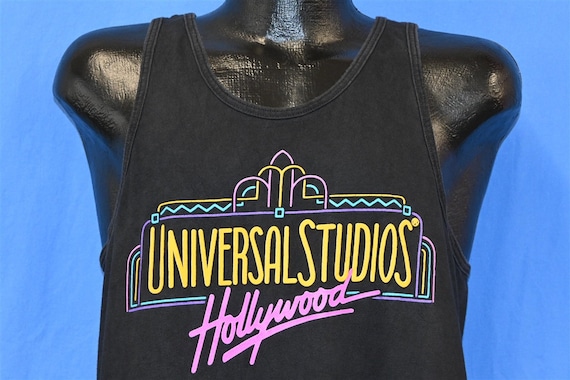 90s Universal Studios Hollywood Tank Top Puffy Paint … - Gem