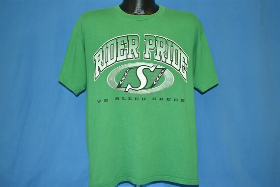 90s Rider Pride Bleed Green Saskatchewan Roughriders … - Gem