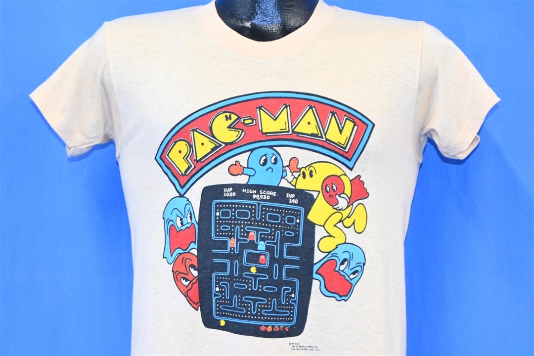 80s Pac-man Video Arcade Game Namco Ghosts Gaming T-shirt Small - Etsy