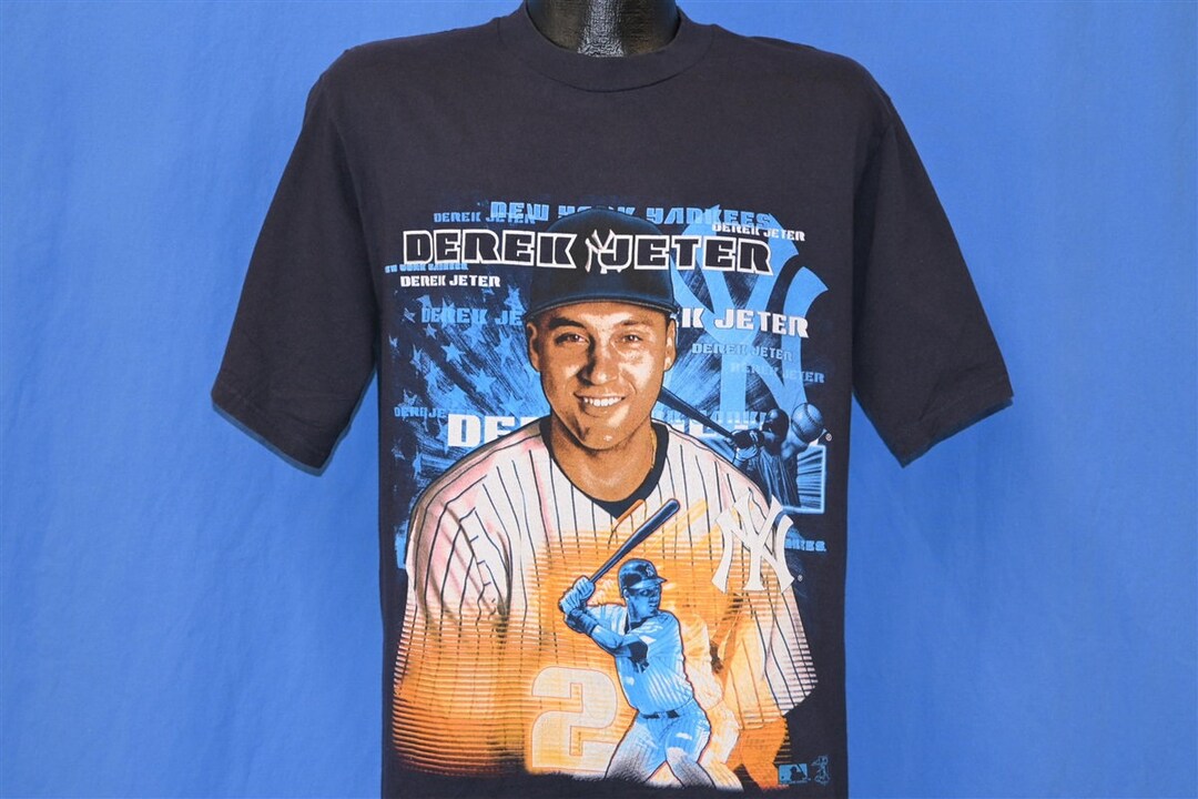 90s Derek Jeter New York Yankees MLB Baseball Shortstop Big Print T ...