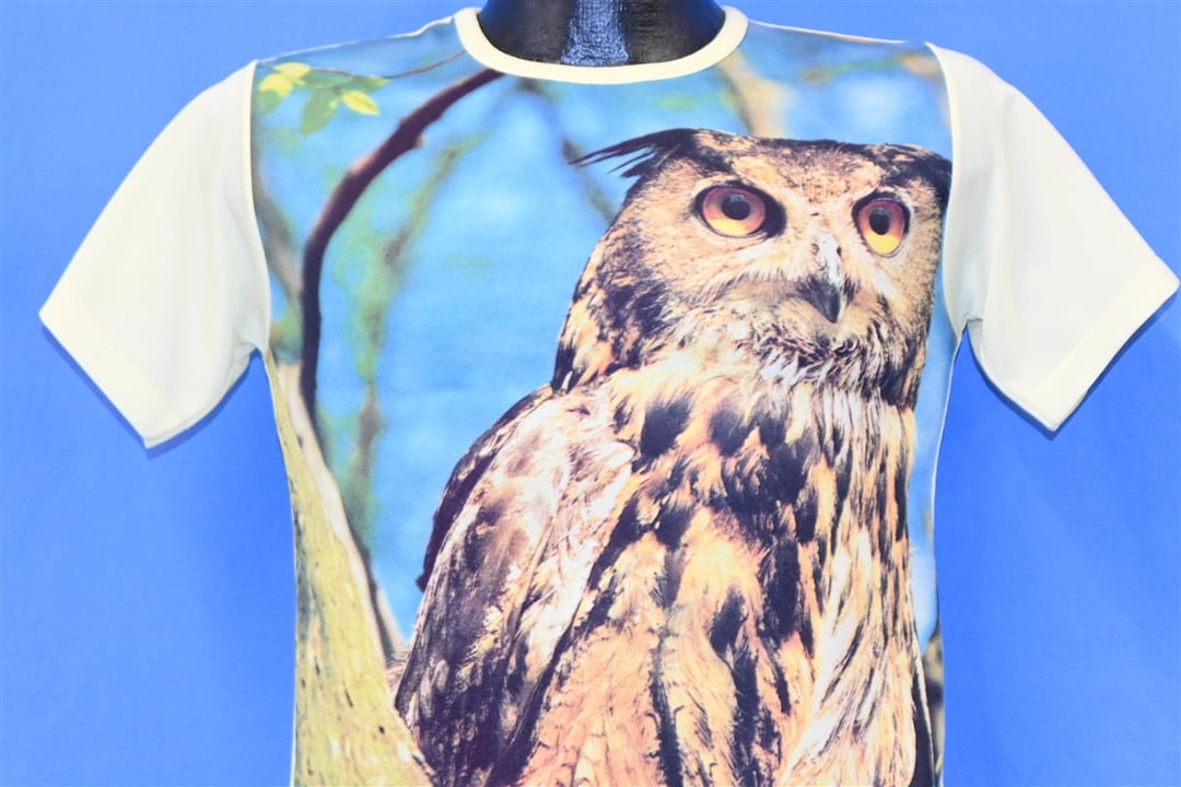 70s Owl Wildlife Photo Nature Photography Bird of Prey T-shirt - Etsy