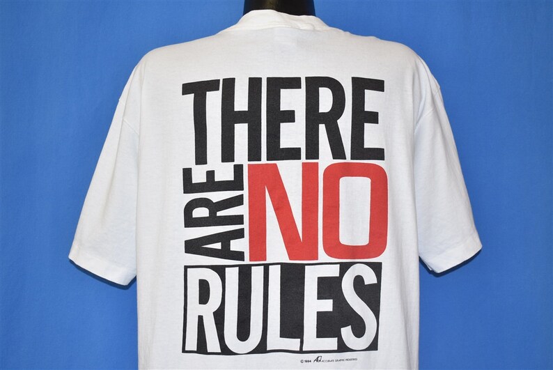 90s In Racing Rules Are Simple There Are No Rules Funny White | Etsy
