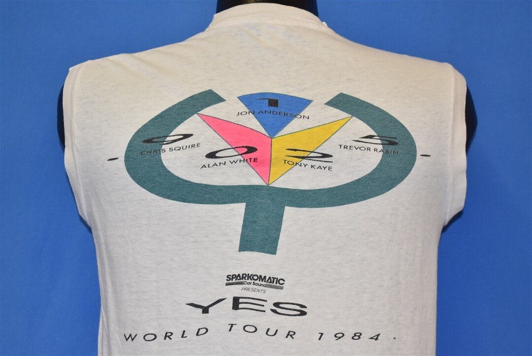 80s Yes Band World Tour 1984 90125 Album Rock Concert T-shirt - Etsy