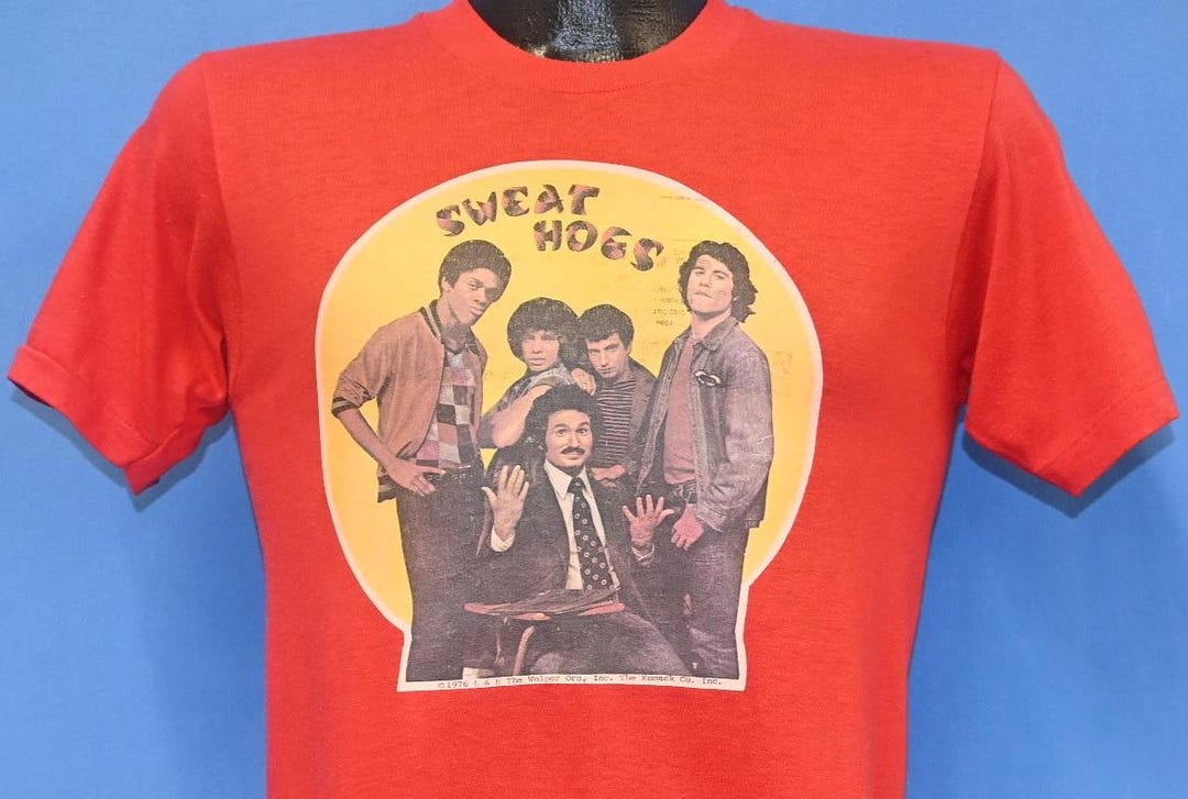 80s Welcome Back Kotter Sweathogs Sitcom Iron on TV Show T-shirt Small ...