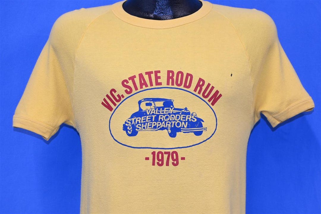 70s Vic State Rod Run Valley Street Rodders T-shirt Small - Etsy