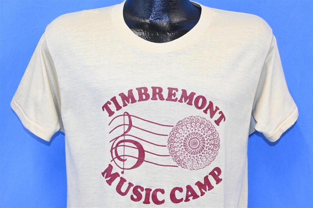 80s Timbremont Music Camp Treble Clef Beige T-shirt Large - Etsy