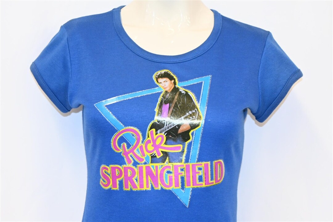 80s Rick Springfield Iron on Pop Rock Music Jessie's Girl Women's T ...
