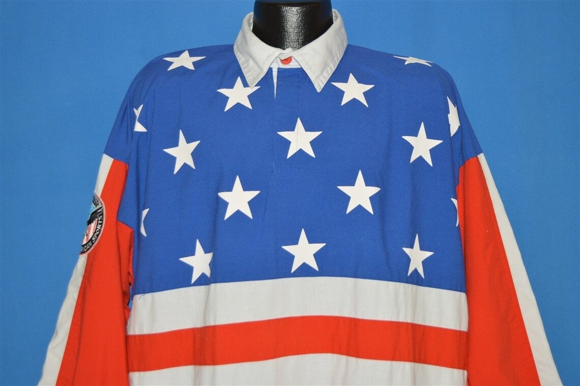 90s Starter American Flag All Over Pocket Shirt Extra Large - Etsy
