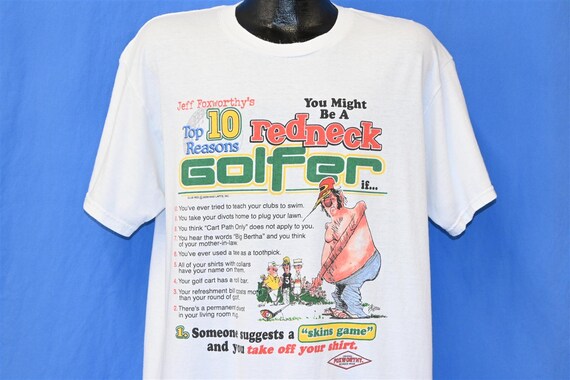 Y2K You Might Be Redneck Golfer Jeff Foxworthy Comedian Funny - Etsy