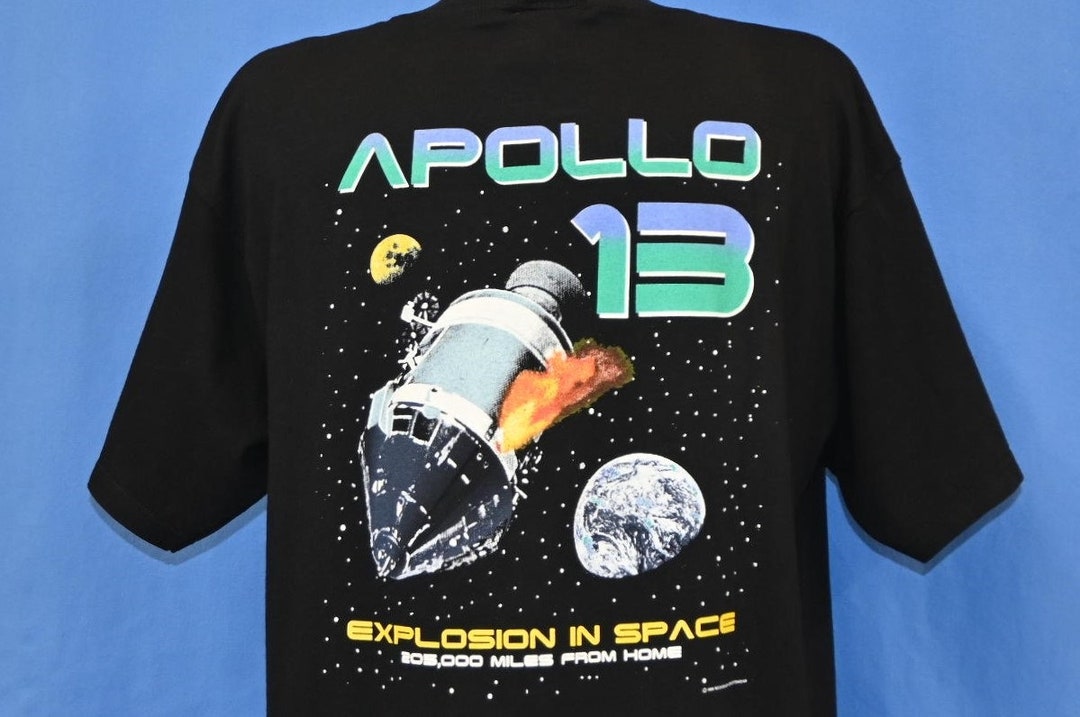 90s Apollo 13 NASA Moon Explosions in Space T-shirt Extra Large - Etsy