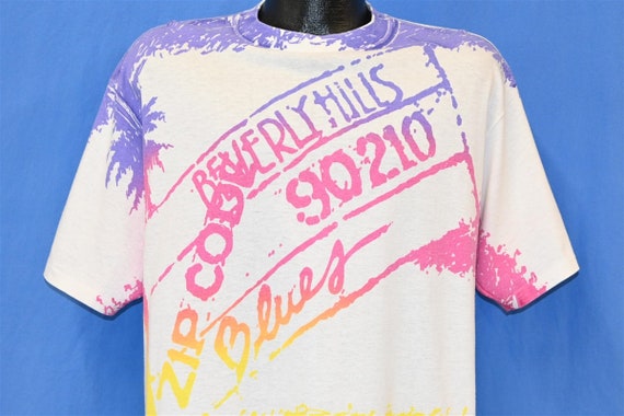 90s Beverly Hills 90210 Blues TV Show Neon All Over Print - Etsy