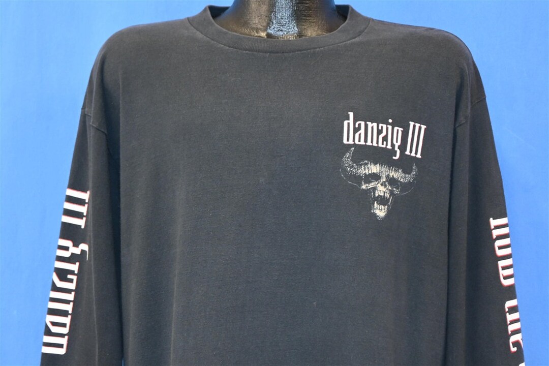 90s Danzig III Heavy Metal Long Sleeve Gods Kill T-shirt Extra - Etsy