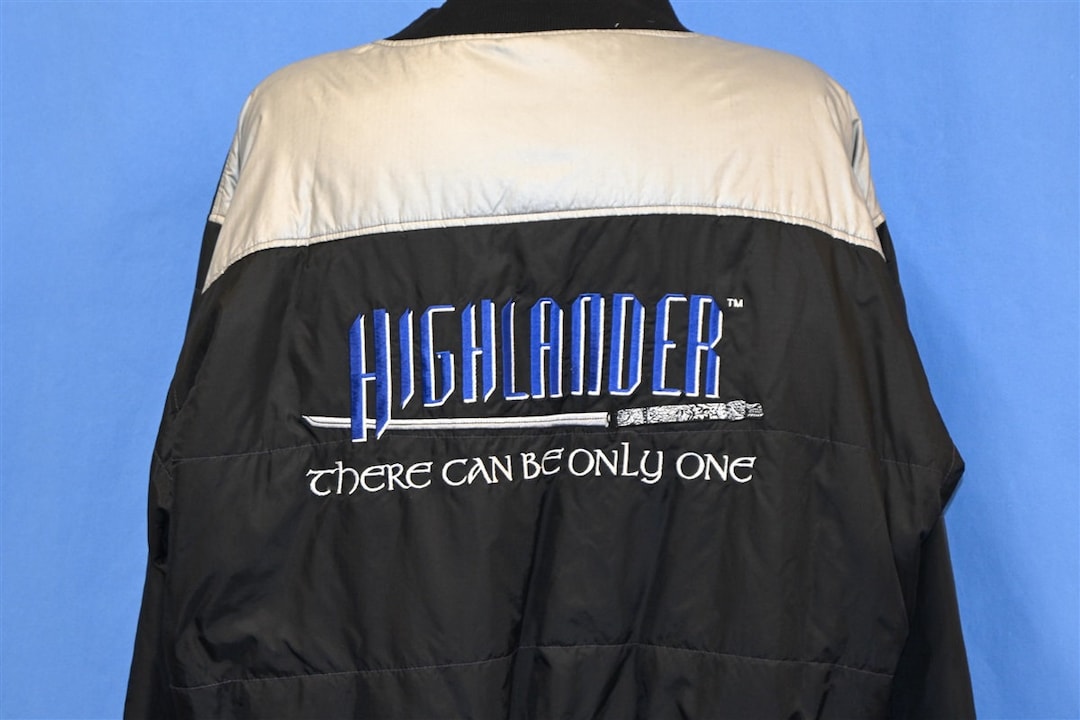 90s Highlander TV Series There Can Be Only One Reversible Fleece Jacket ...