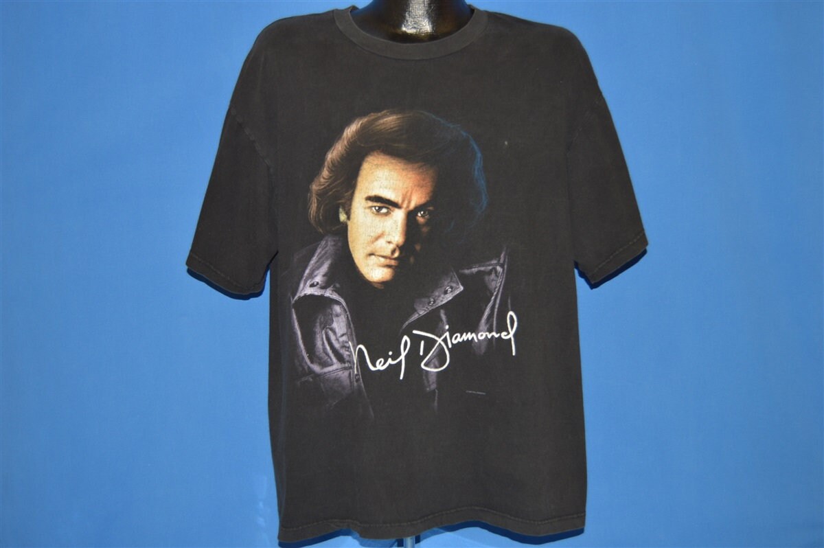 90s Neil Diamond Portrait Oversize t-shirt Extra Large | Etsy