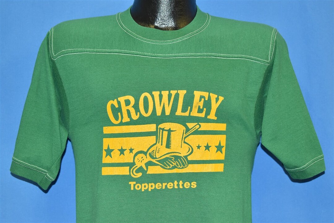 80s Crowley High School Topperettes Dance Team Louisiana Jersey T-shirt ...