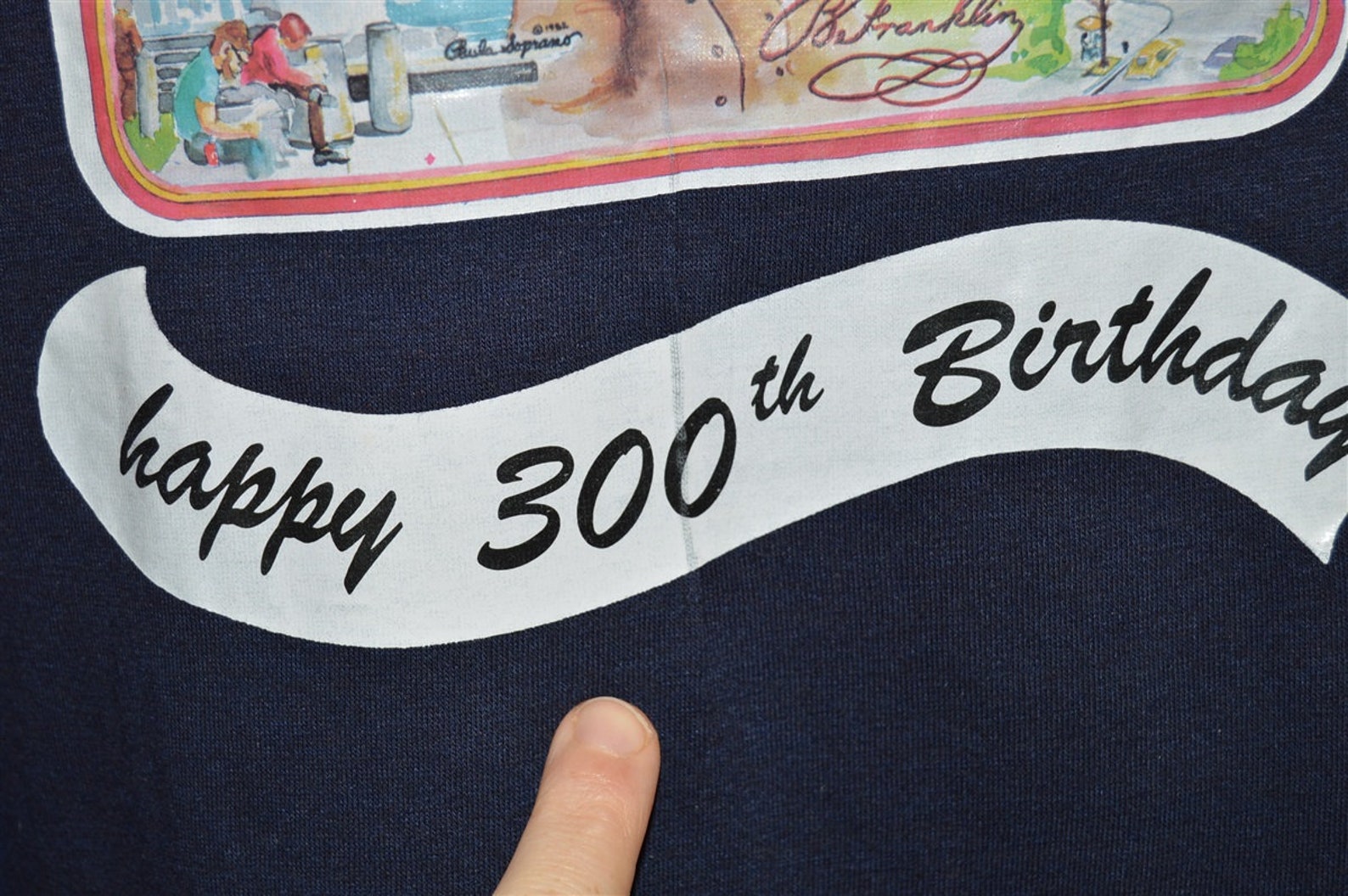 80s Philadelphia Happy 300th Birthday T-shirt Small | Etsy