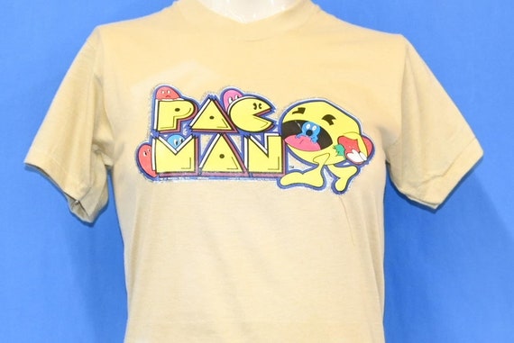 80s Pac-Man Video Arcade Game Ghosts Glittery Iron On… - Gem