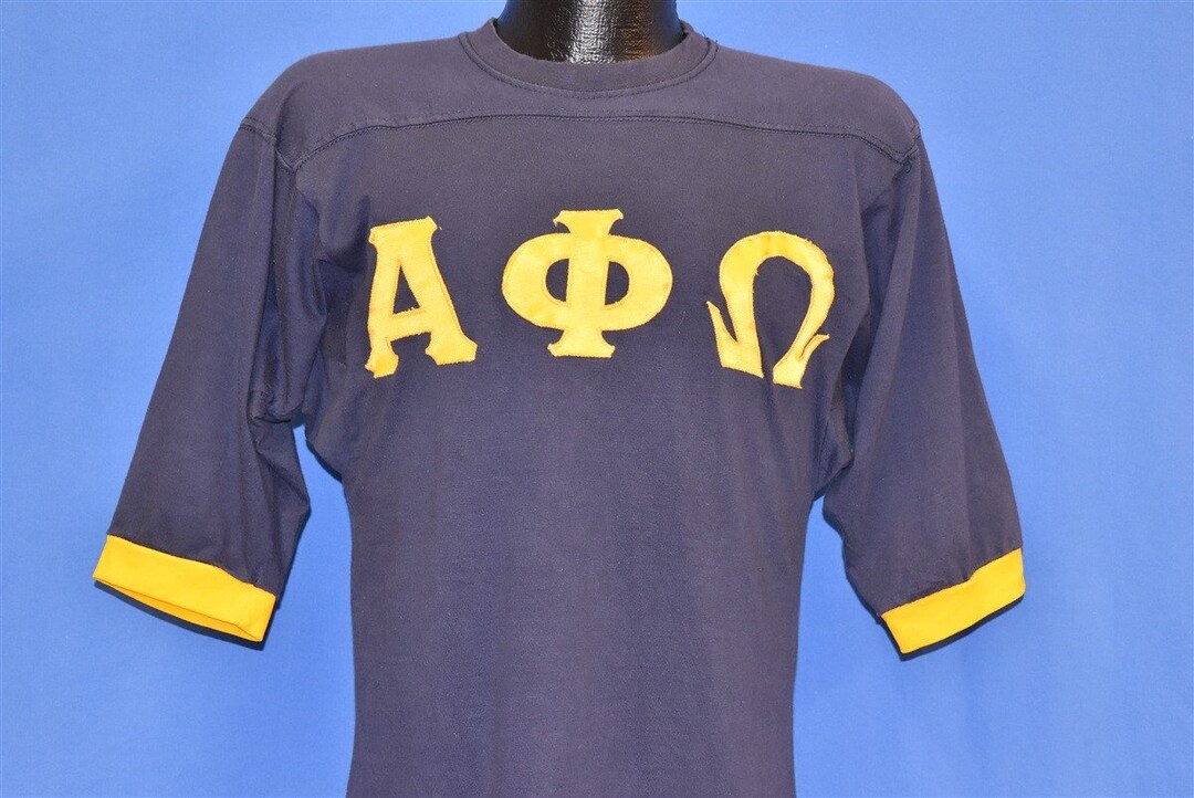 70s Alpha Phi Omega APO ΑΦΩ 00 Debbie Ringer Jersey T-shirt Small - Etsy
