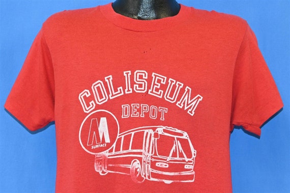 80s Coliseum Depot City Bus Logo New York City NYC So… - Gem
