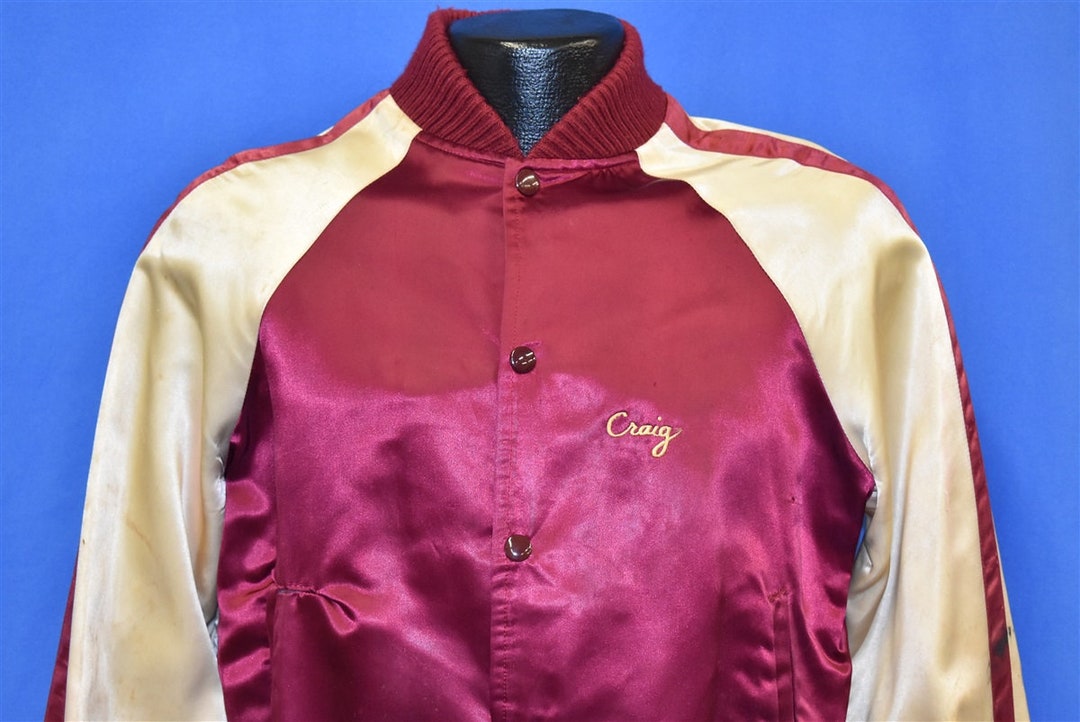 70s Foghat Craig Macgregor Satin Striped Tour Jacket Small - Etsy