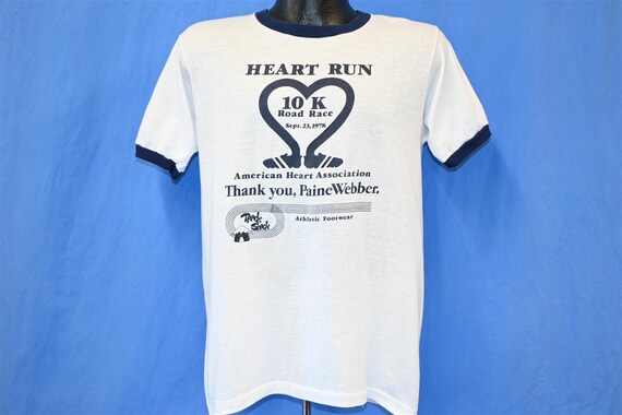 70s American Heart Association 10K Run Race PaineWebb… - Gem