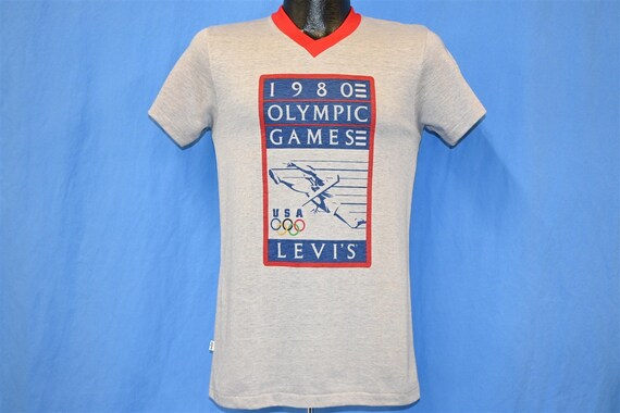 80s 1980 Summer Olympics Moscow Russia Team USA Levi'… - Gem