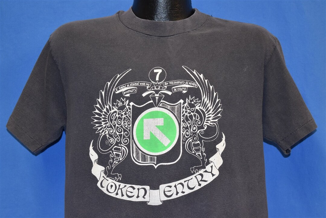 80s Token Entry Take a Stand Hardcore Skate Punk Band T-shirt - Etsy