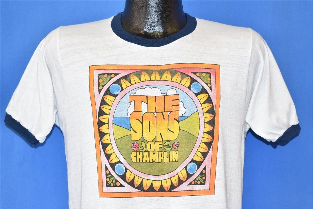 70s Sons of Champlin Band Tee Album Art Ringer T-shirt Medium Vintage ...