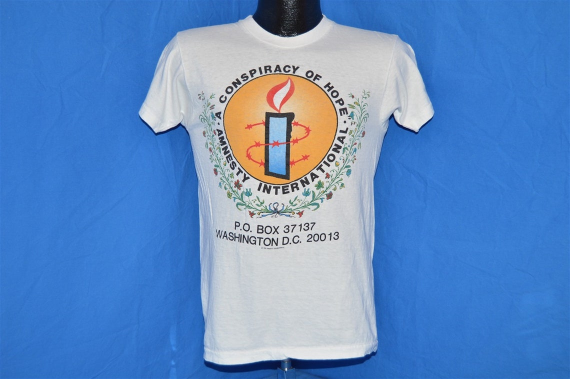 80s Amnesty International Conspiracy of Hope Concert Sting | Etsy