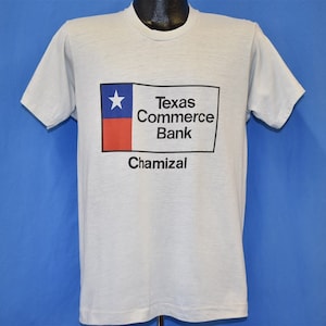 80s Texas Commerce Bank Chamizal Flag Screen Stars T-shirt Medium - Etsy