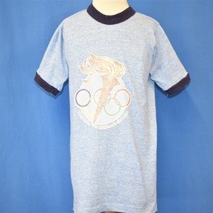 70s Olympics '76 Montreal Ringer T-shirt Extra Small - Etsy