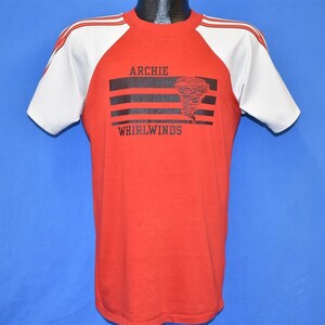 80s Archie Whirlwinds High School MO Jersey T-shirt Large - Etsy