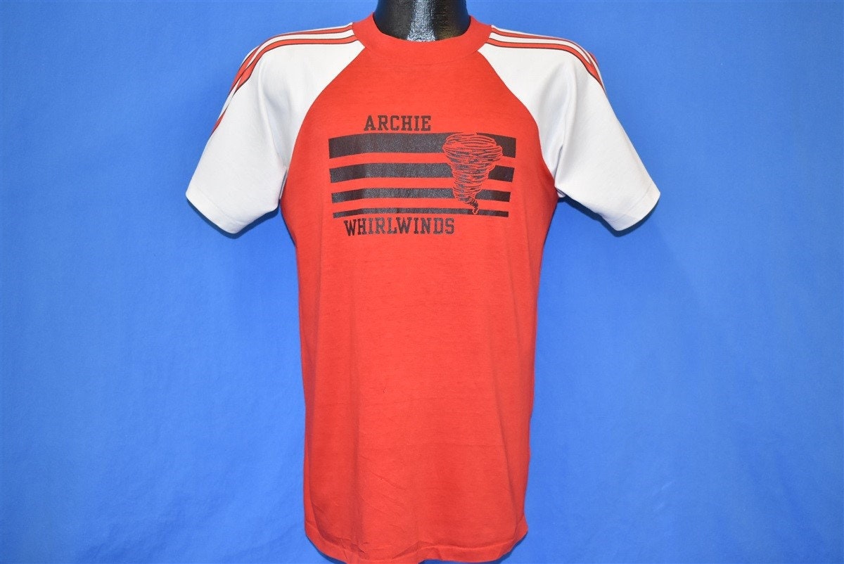 80s Archie Whirlwinds High School MO Jersey t-shirt Large | Etsy
