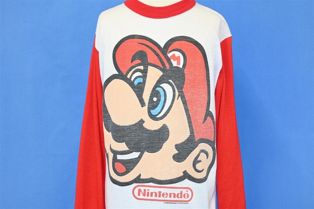 80s Super Mario Bros Video Game Nintendo Sleep Night T-shirt Youth ...