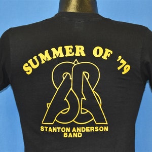 70s Tuey's Ace of Clubs '79 Stanton Anderson Band T-shirt Small - Etsy