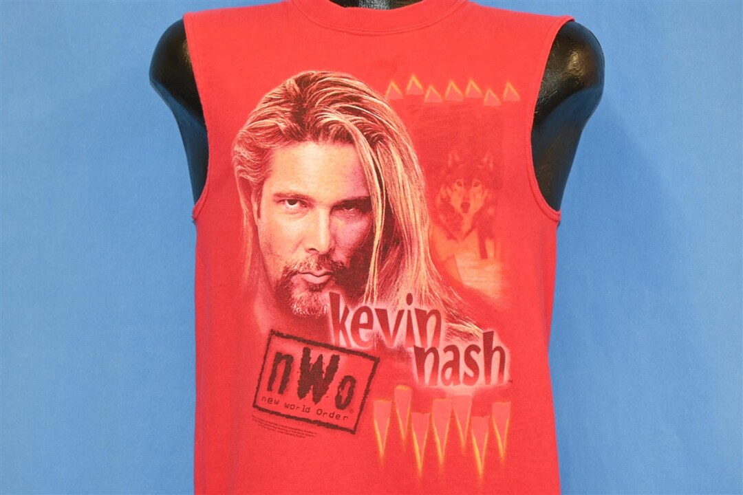 90s Kevin Nash Nwo WCW Wolfpac Muscle Tank T-shirt Youth Large - Etsy