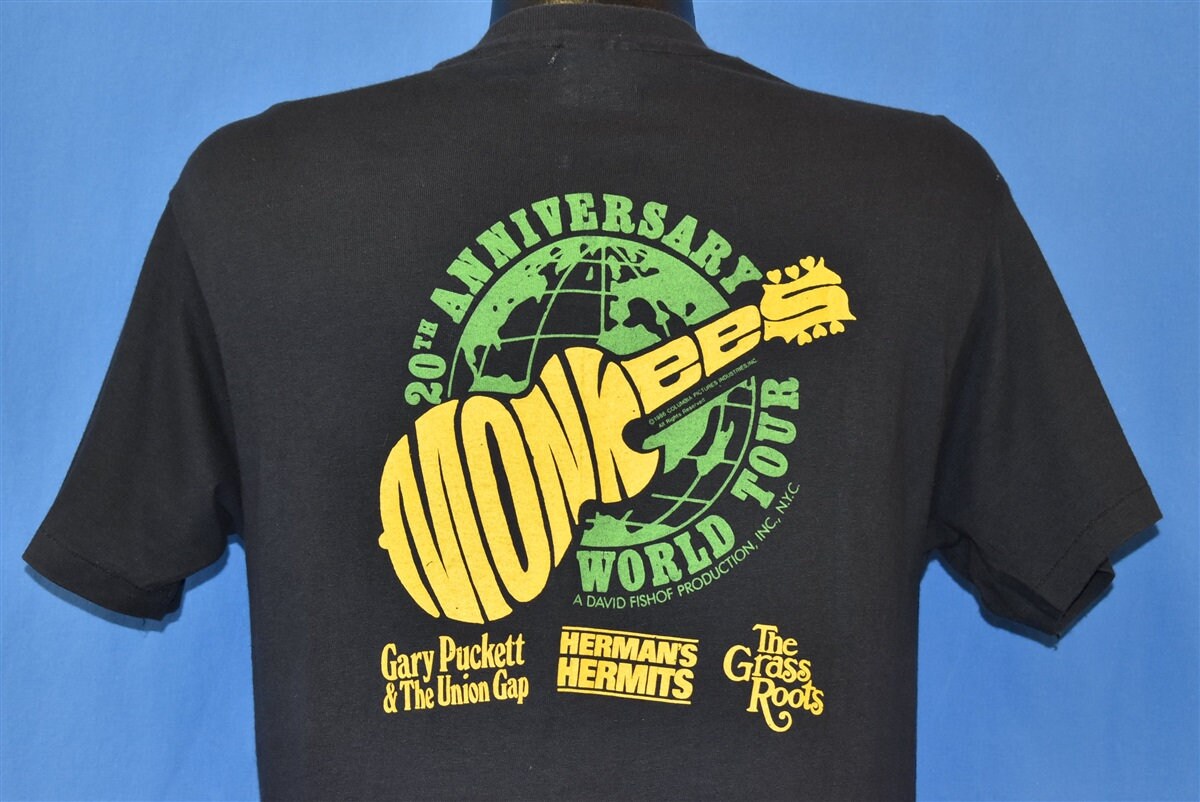 80s Monkees 20th Anniversary Celebration Tour 1986 Concert T 80s Monkees 20th Anniversary Celebration Tour 1986 Concert T