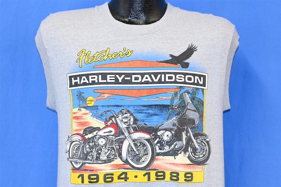 80s Fletcher's Harley-Davidson Motorcycles 25th Anniv… - Gem