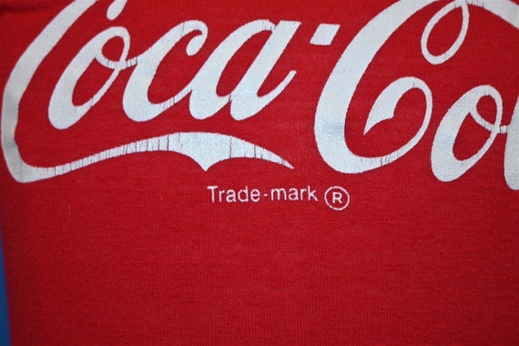 80s Coca-Cola Enjoy Classic Logo Soda Brand t-shirt Y… - Gem