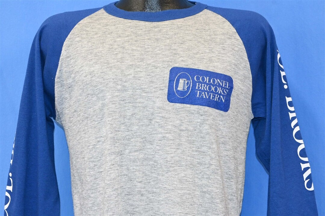 80s Colonel Brooks Tavern Washington DC Restaurant Raglan T-shirt Large ...