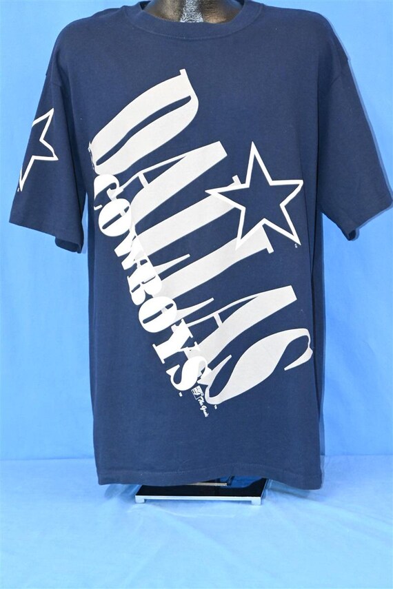 90s Dallas Cowboys Star NFL Football Team Big Print t… - Gem