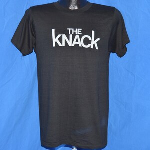 70s the Knack Rock N Roll My Sharona Black Vintage Band T-shirt Small ...