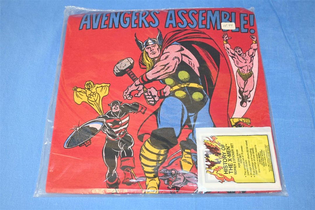 80s Avengers Assemble Marvel Comic Books Superheroes Sealed in Package ...