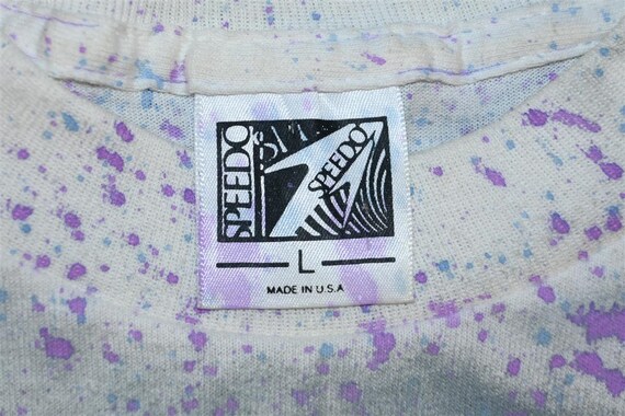 90s Speedo Bali Island Swimwear Brand Striped Speckle… - Gem