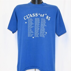 80s Graduating Class of 1985 Graduation Names High School Stars T-shirt ...