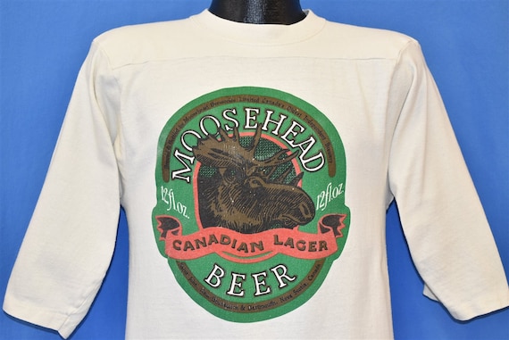80s Moosehead Beer Label Canadian Lager The Moose is … - Gem