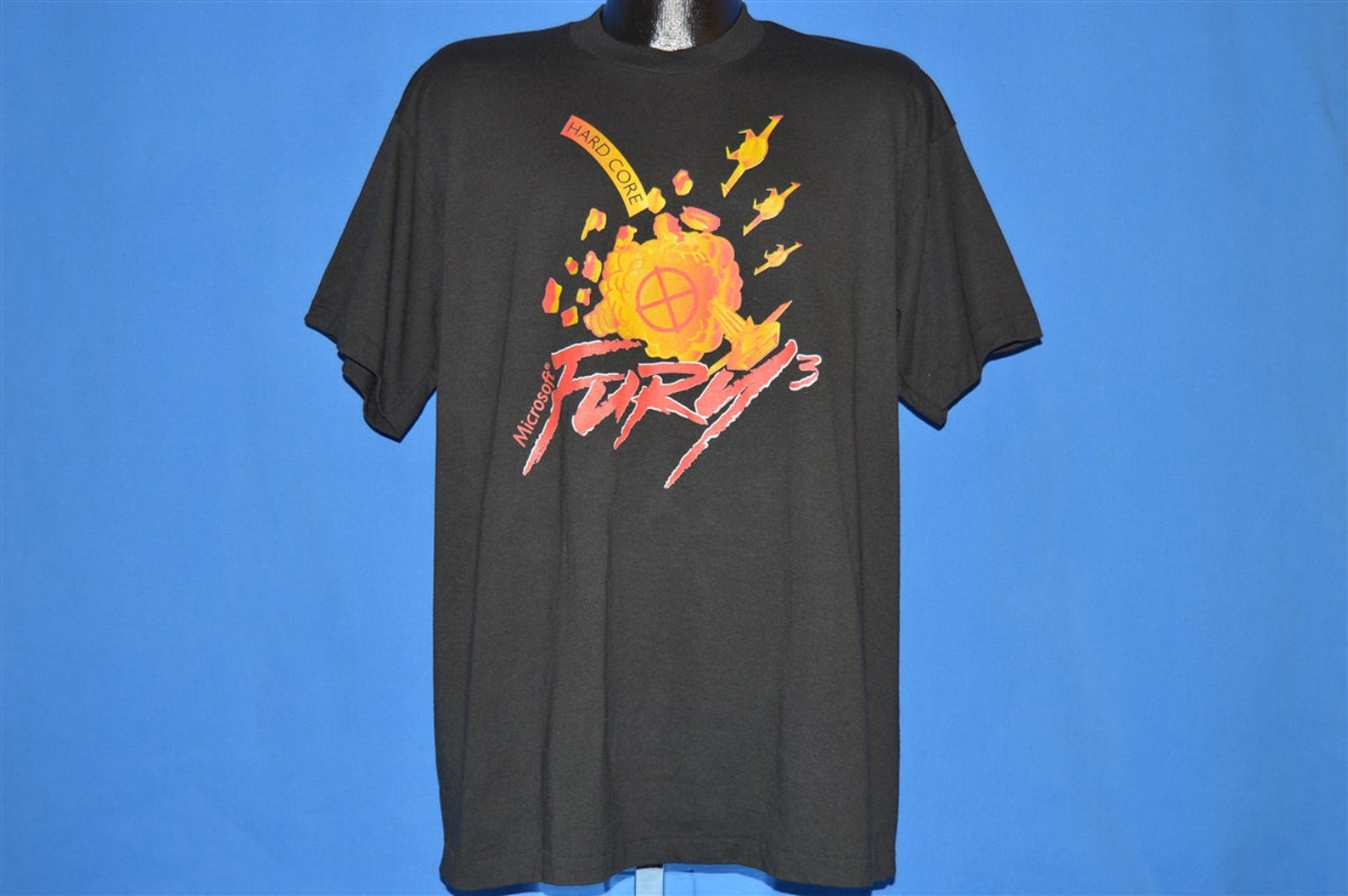 90s Microsoft Fury 3 Hardcore Video Game T-shirt Large | Etsy